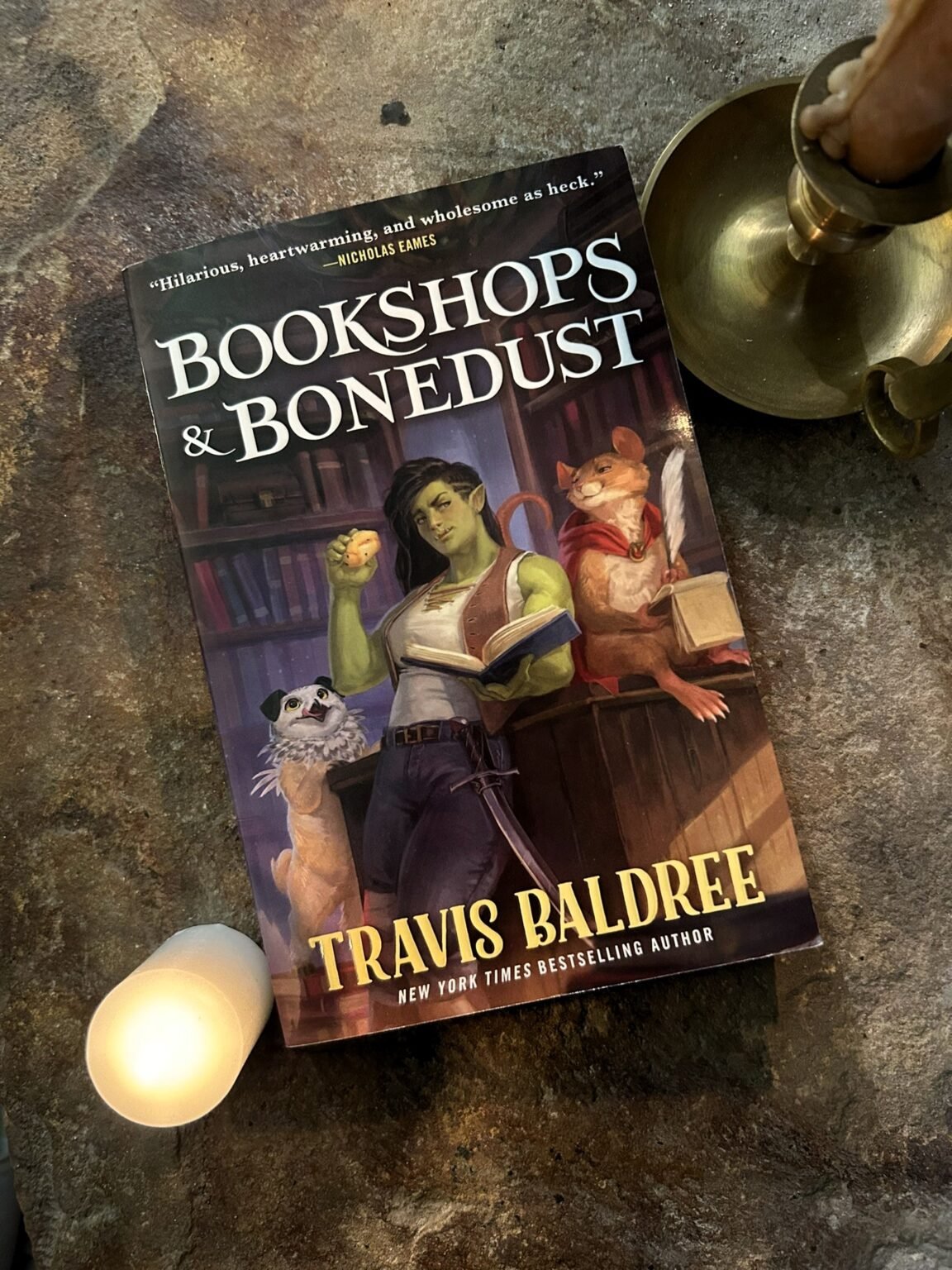 Bookshops and Bonedust by Travis Baldree | Book Review - Flour & Fiction
